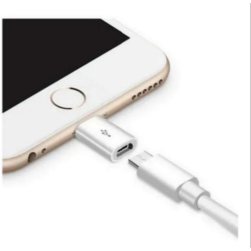 Adaptador lightining/IOS para Entrada V8/Micro usb | Shopee Brasil
