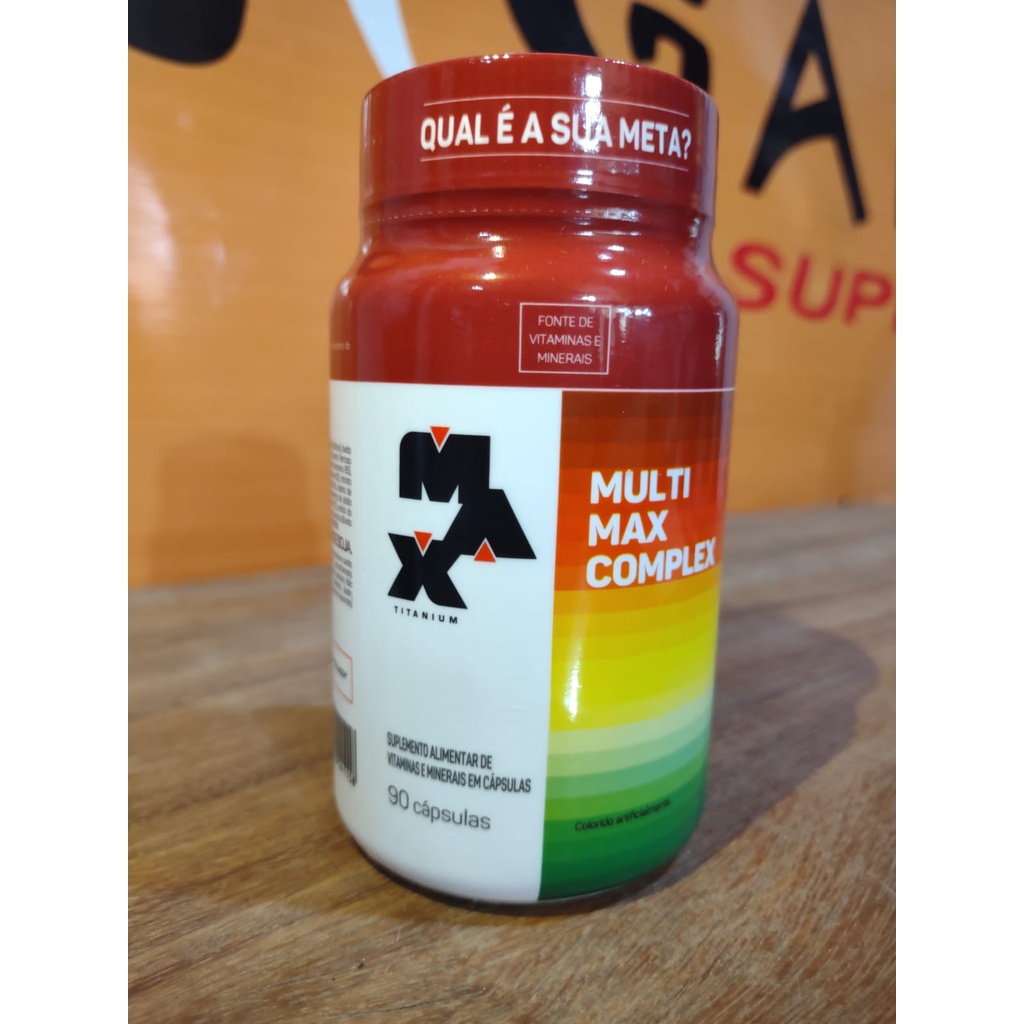 Multimax Complex 90 cápsulas | Shopee Brasil