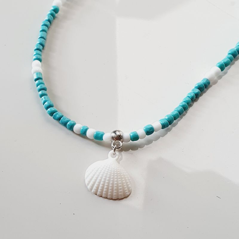 Colar de Micangas / Colar de Miçangas Colorido concha / Búzios | Shopee ...