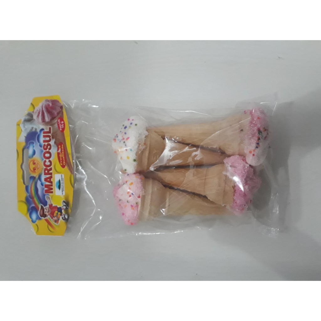 Doce tipo sorvete seco 4 unidades | Shopee Brasil