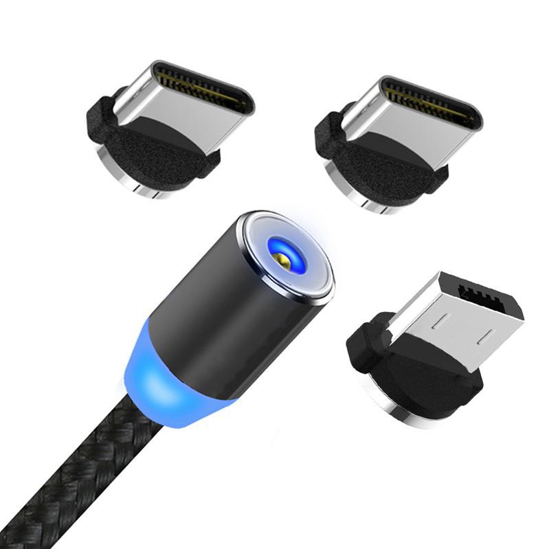 Cabo Carregador Magnetico MICRO USB TIPO C Imã Smartphone Iphone Android Xiaomi | Shopee Brasil