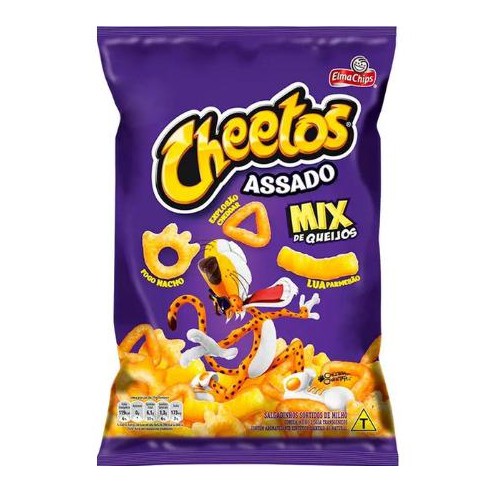 Salgadinho De Milho Sortidos Mix De Queijos Elma Chips Cheetos 41G | Shopee Brasil