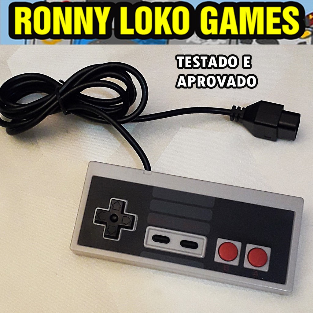 Controle Nes Classic Para Nintendo 8bits Nintendinho Famicom | Shopee ...