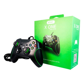 Controle Xbox One Com Fio Entrada Fone P2 Knup Pc Gamer | Shopee Brasil