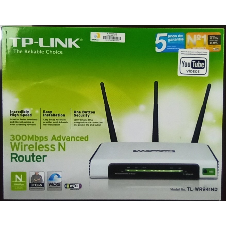 Roteador Wireless Tp-Link TL-WR941ND 300Mbps Advanced - Desconto no Preço