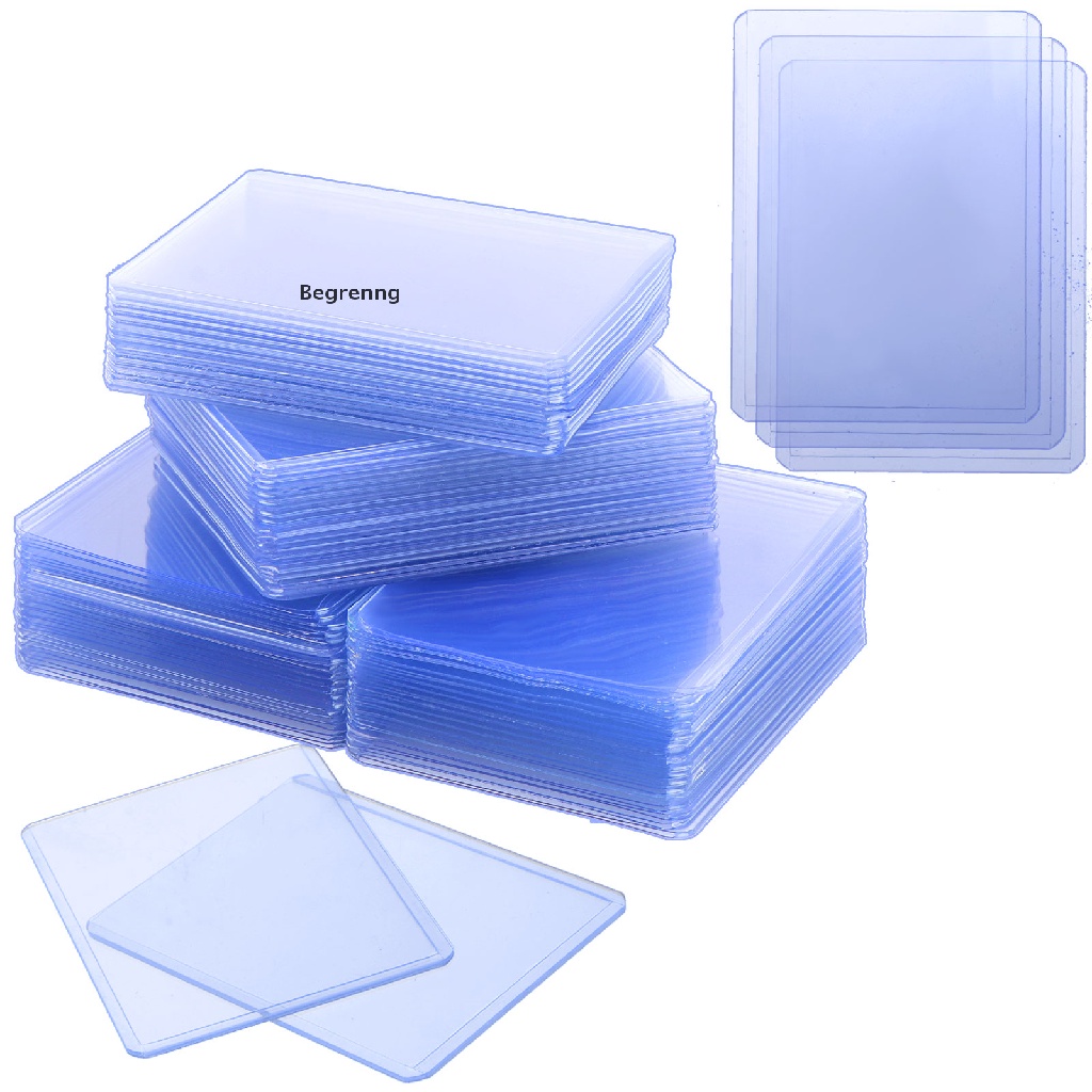 Begrenng 200 Pcs Transparent Top Loader Card Sleeves 3 x 4 Inch Trading ...