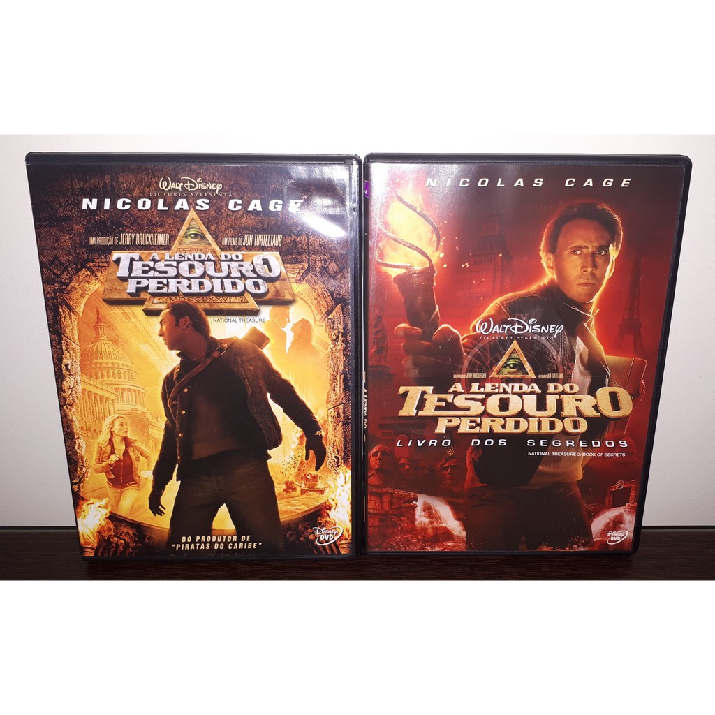 A Lenda Do Tesouro Perdido 1 E 2 (original) | Shopee Brasil