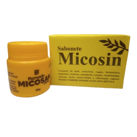 Kit 2 Pomada Micosan de 50g + 1 Sabonete Micosin de 90g | Shopee Brasil
