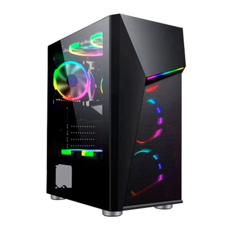 Gabinete sem Fonte Gamer, BLUECASE BG-020 LED/RGB/USB 3.0 | Shopee Brasil