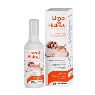 Kit 1 Aurigen Ourofino 15g + 1 Limp E Hidrat 100ml Otite | Shopee Brasil