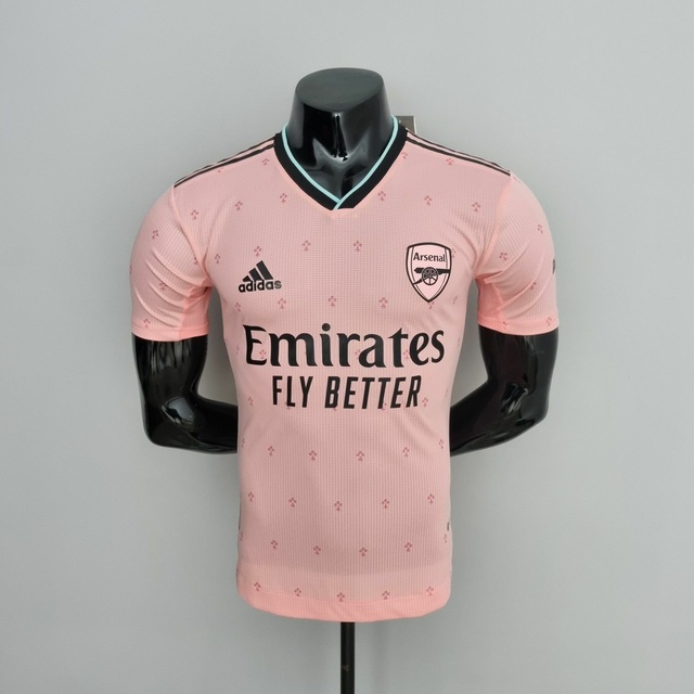 Camiseta Torcedor Arsenal Rosa 2022 Envio Imediato | Shopee Brasil