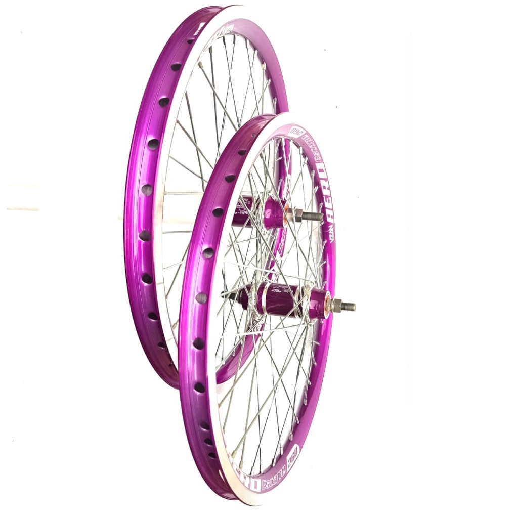 Par De Aro 26 Aero Raio Grosso Bike Aro Duplo Cubo Rolamento | Shopee Brasil