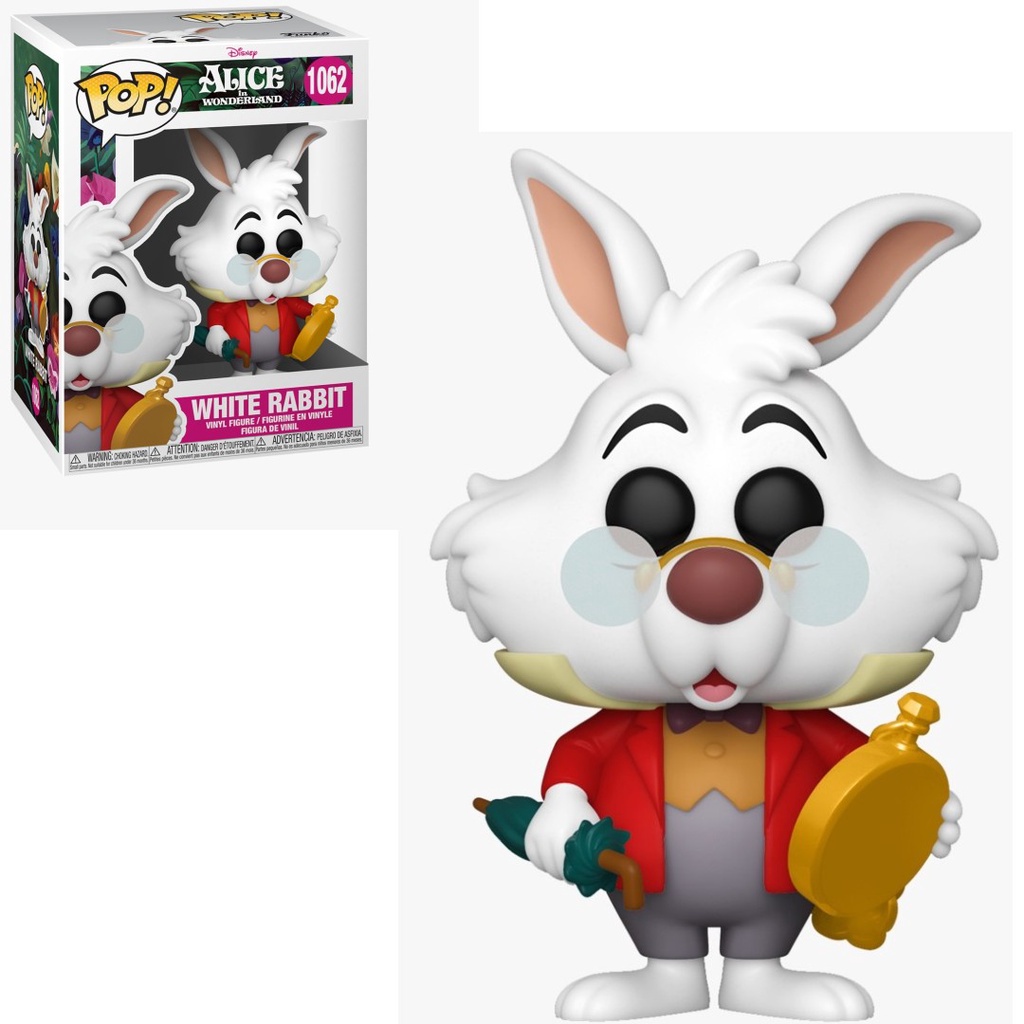 Funko Pop White Rabbit #1062 Disney Alice In Wonderland | Shopee Brasil