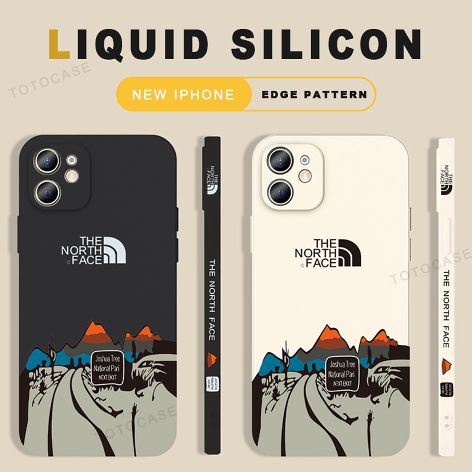 The North Face Moda O Norte Rosto Caso De Telefone Para iPhone Da Apple 13 11 12 Pro MAX Mini 6 ...