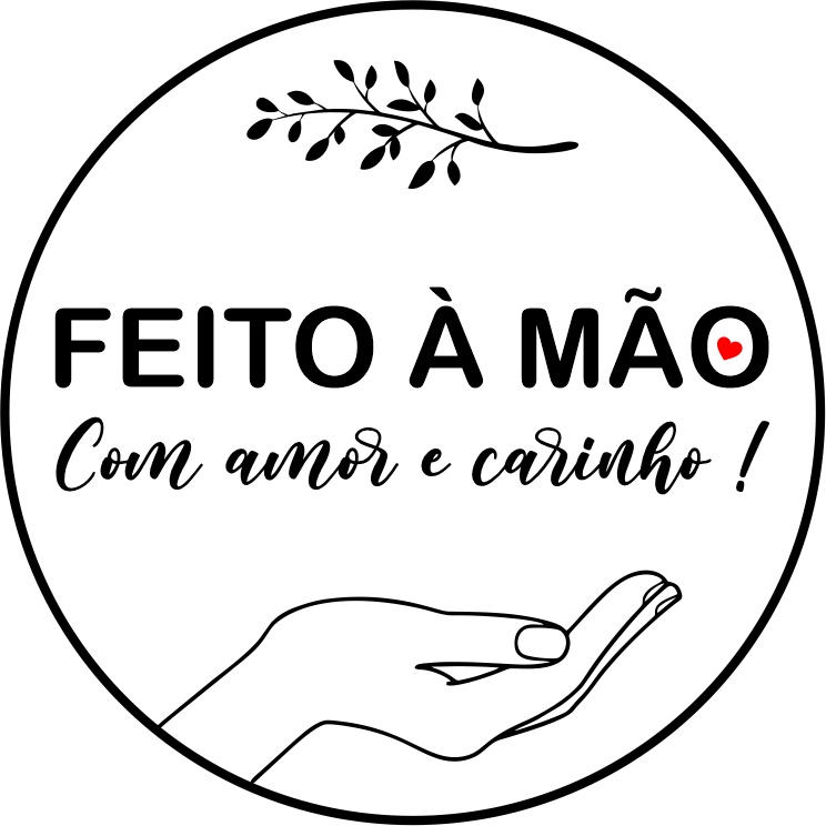 100 Adesivos Etiqueta Feito a Mão Com Carinho | Shopee Brasil