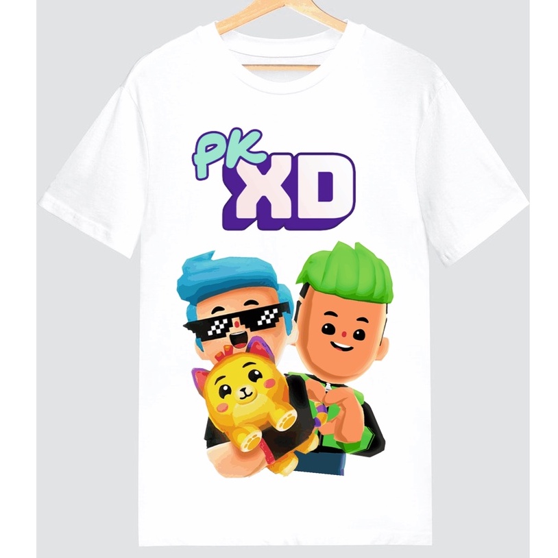 Camisa Camiseta Infantil Pkxd Pk xD Jogo Game | Shopee Brasil