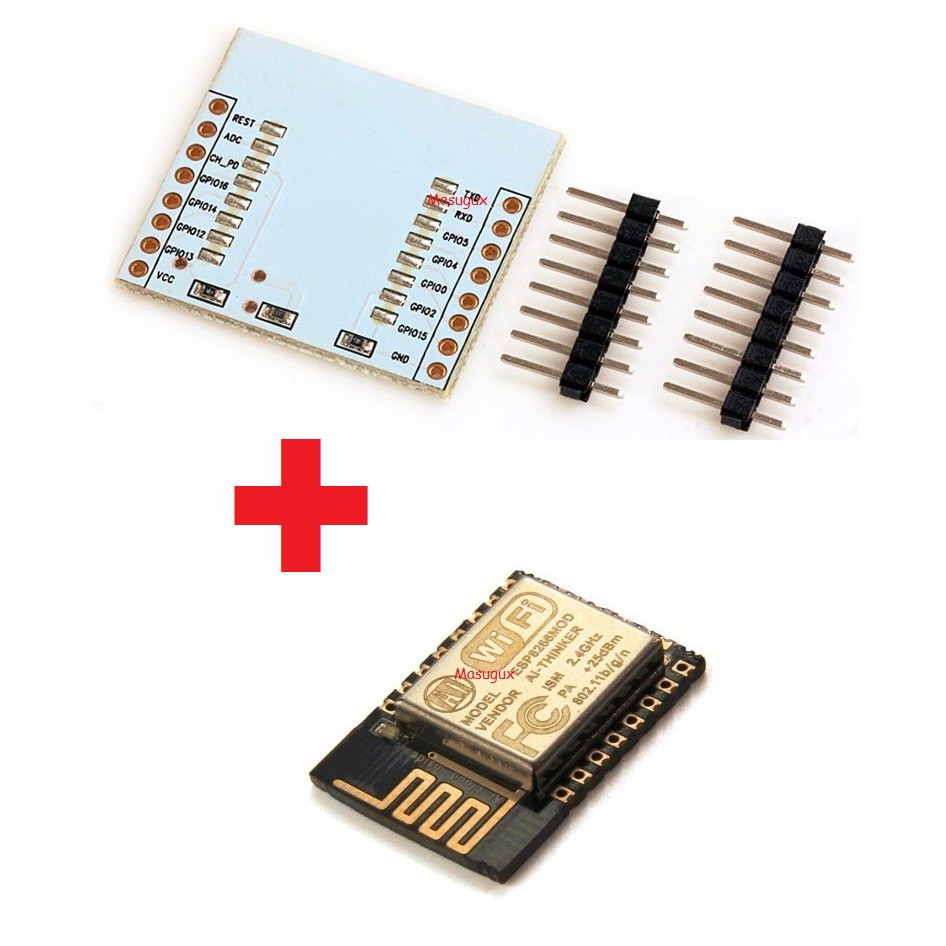 SALDO Placa + Modulo chip Wifi ESP12 Esp12f Esp-12f Esp8266 ...