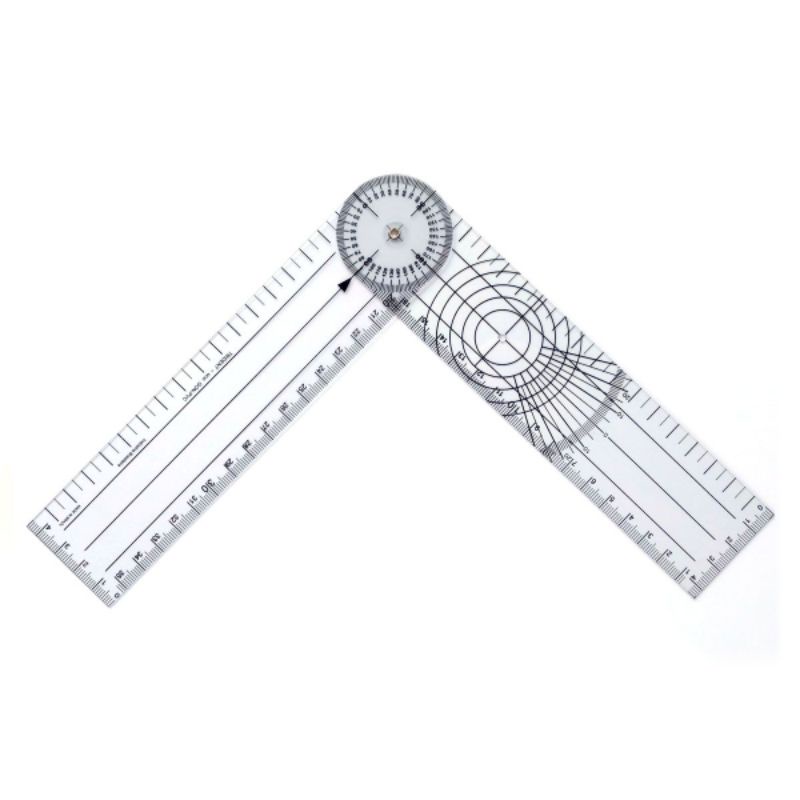 Goniômetro Grande Fisioterapia Membros Articular medição régua 36cm ... Goniômetro Grande Fisioterapia Membros Articular medição régua 36cm ...
