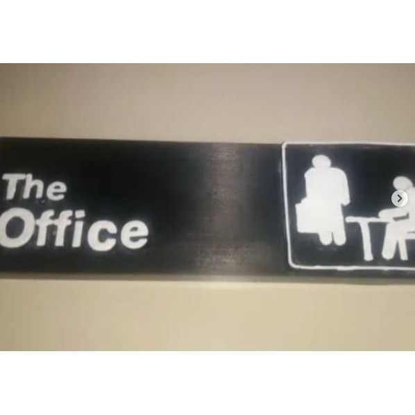 Placa decorativa THE OFFICE | Shopee Brasil
