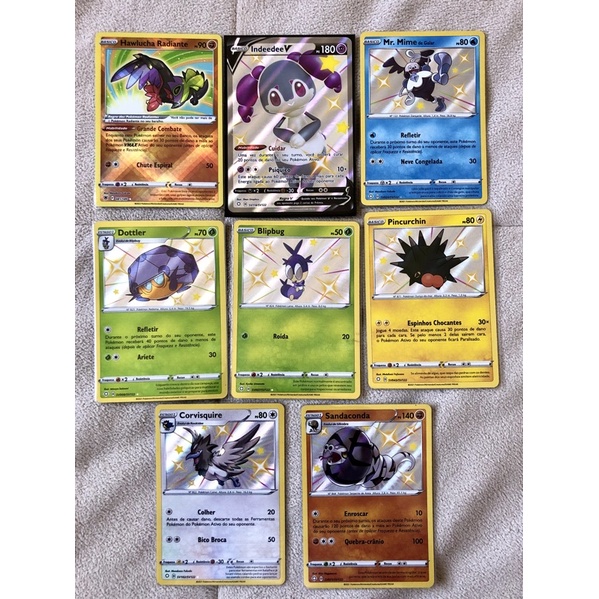 Carta Pokemon Shiny / Shine - destinos brilhantes - Escorrega o Preço