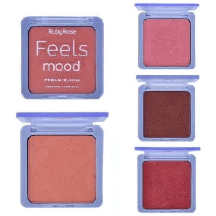 Cream Blush Feels Mood Ruby Rose HB6118 | Shopee Brasil