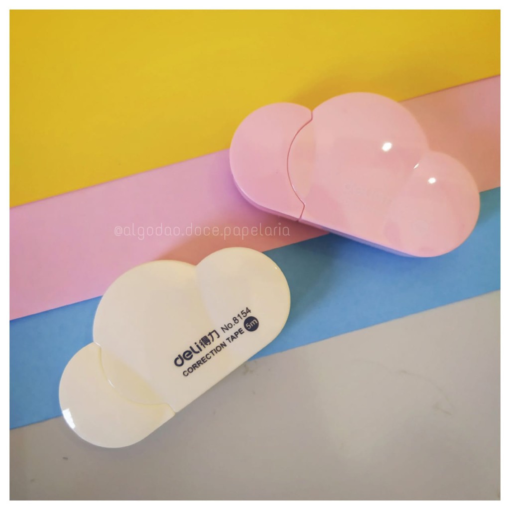 Corretivo Nuvem fita corretiva errorex branquinho Material Escolar ...