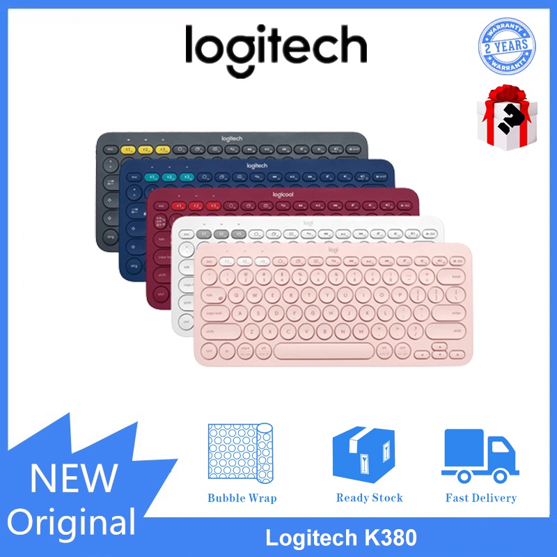 Teclado Sem Fio 100 % Original Logitech K380 , Dispositivo Ultrafino E Portátil , Com Bluetooth ...