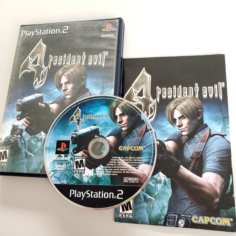 Resident Evil 4 com Mapa/Pôster para PS2 - Escorrega o Preço