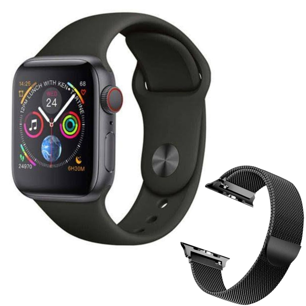 Smartwatch Relogio Inteligente Iwo 13 W56 Pro Preto + 2 Pulseiras Smart ...