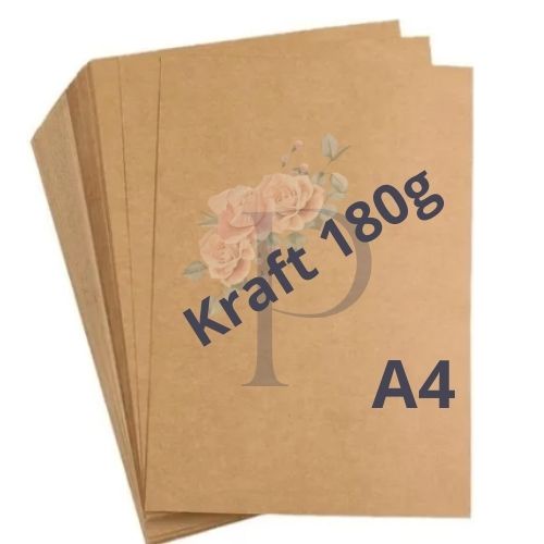 Papel Kraft 180g A4 - 100 folhas | Shopee Brasil