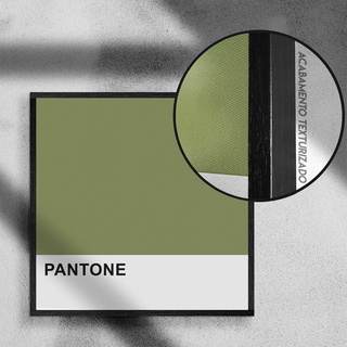 QUADRO DECORATIVO 40X40 - PANTONE VERDE MUSGO | Shopee Brasil