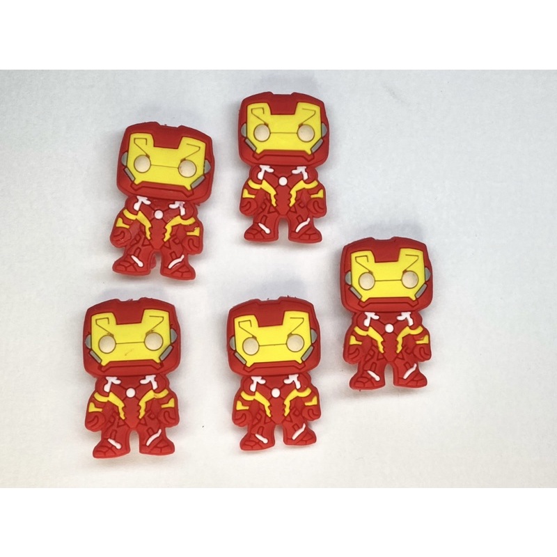 Pin/ Jibbitz/ Botons do Homem de Ferro e Power Rangers para Crocs ...