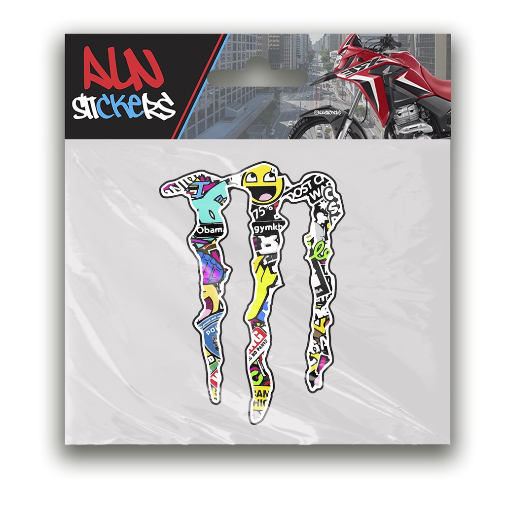Adesivo Monster Sticker Bombs | Shopee Brasil