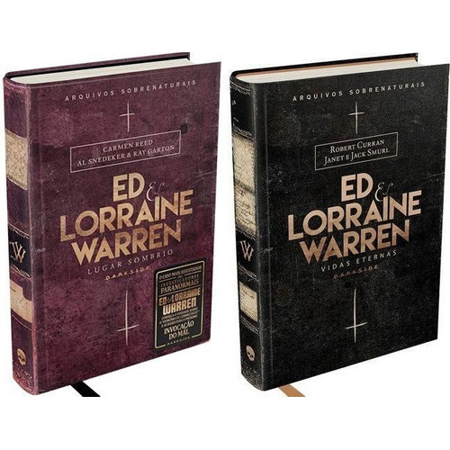Coleção 2 Livros Ed & Lorraine Warren Lugar + Vidas Eternas | Shopee Brasil