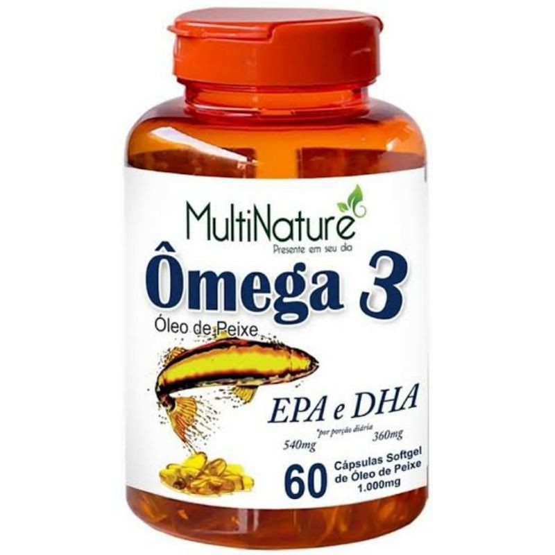 Omega 3 com 60caps Multinature | Shopee Brasil