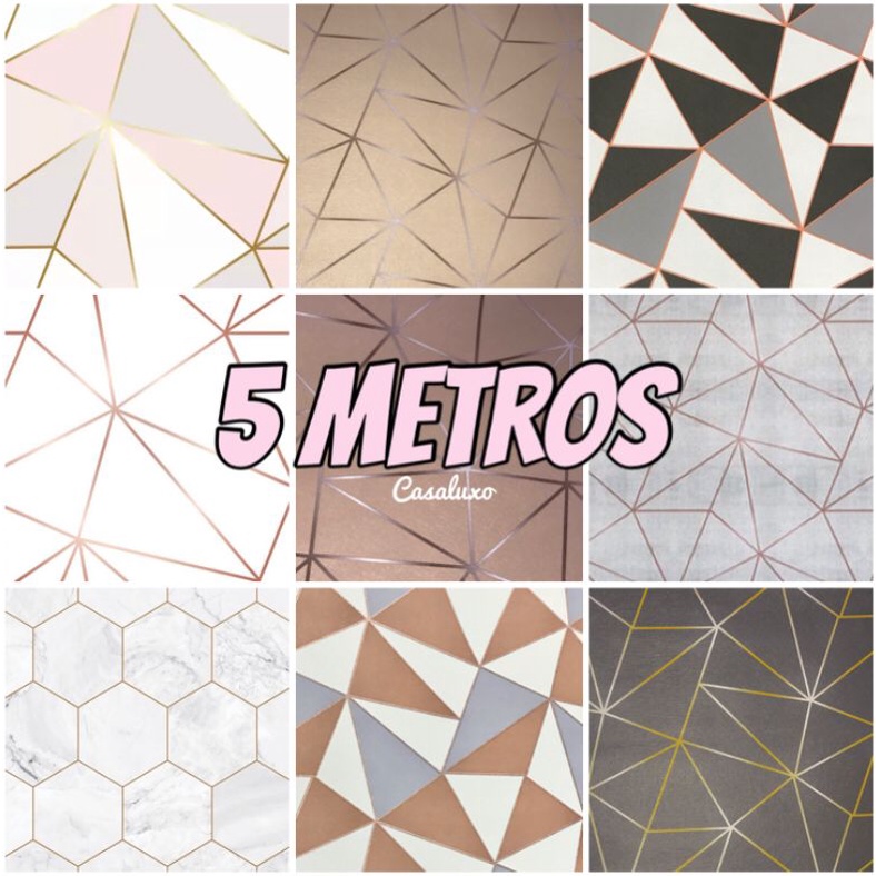 Papel De Parede 3d 5 Metros X 45cm Zara Auto Adesivo Auto Colante