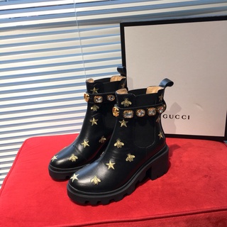 GG Botas Martin Chelsea 2022 Curtas Da Moda GUCCI (Caixa) | Shopee Brasil