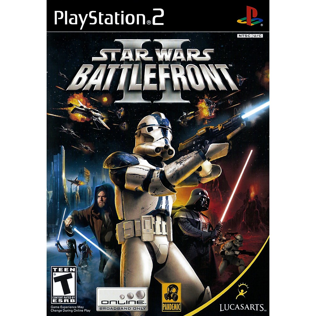 Star Wars Battlefront II jogo playstation ps2 + fini | Shopee Brasil