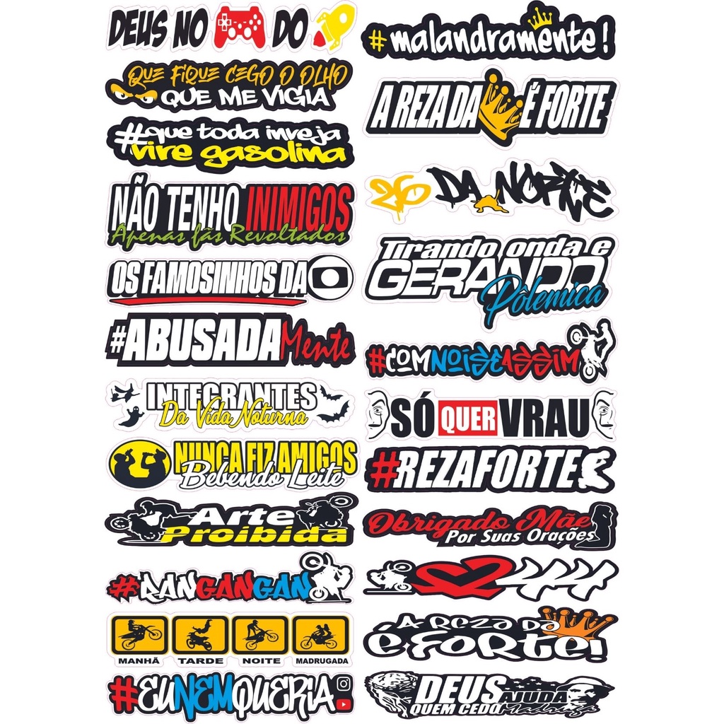 23 adesivos mini faixas legais, moto, carro, bicicleta | Shopee Brasil