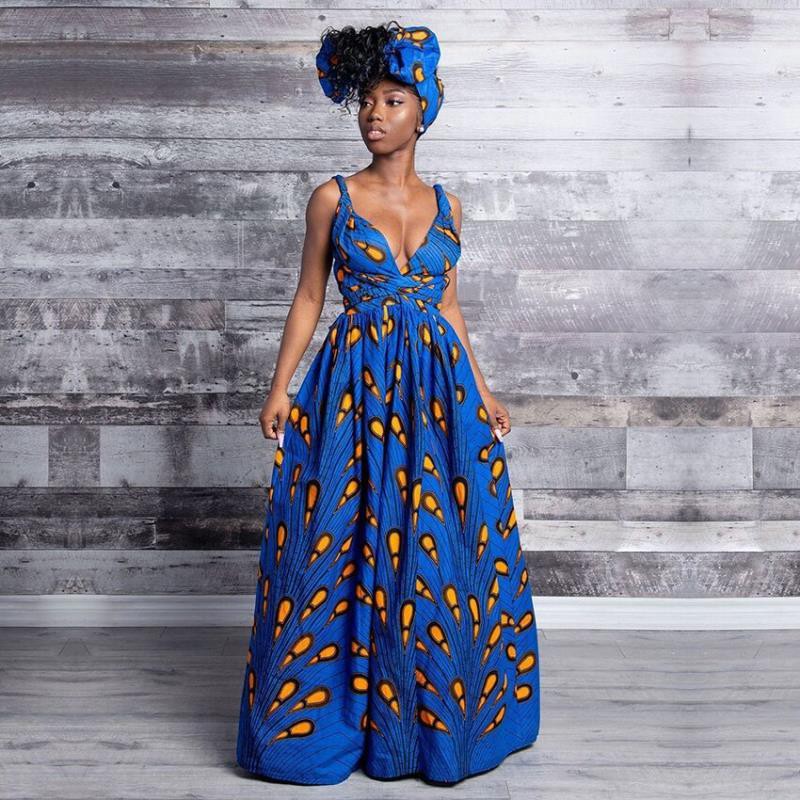 Vestidos africanos de verão para as mulheres notícias moda longo ...