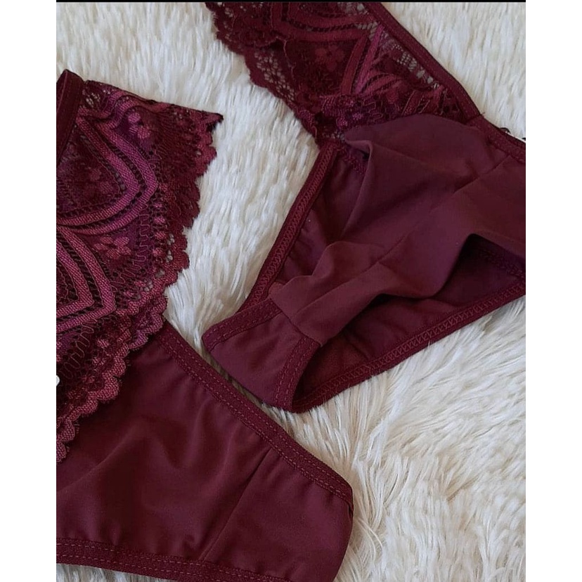 Calcinha Fio Duplo Renda Shopee Brasil