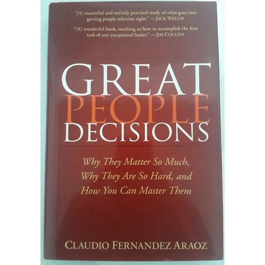 Livro Great People Decisions | Shopee Brasil