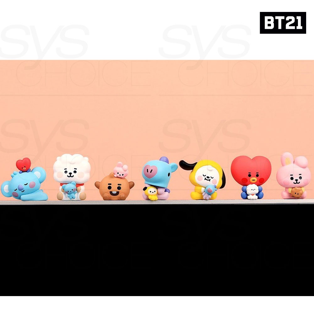 BTS BT21 Official Authentic Goods Monitor Figure With Me Ver 7SET by ...
