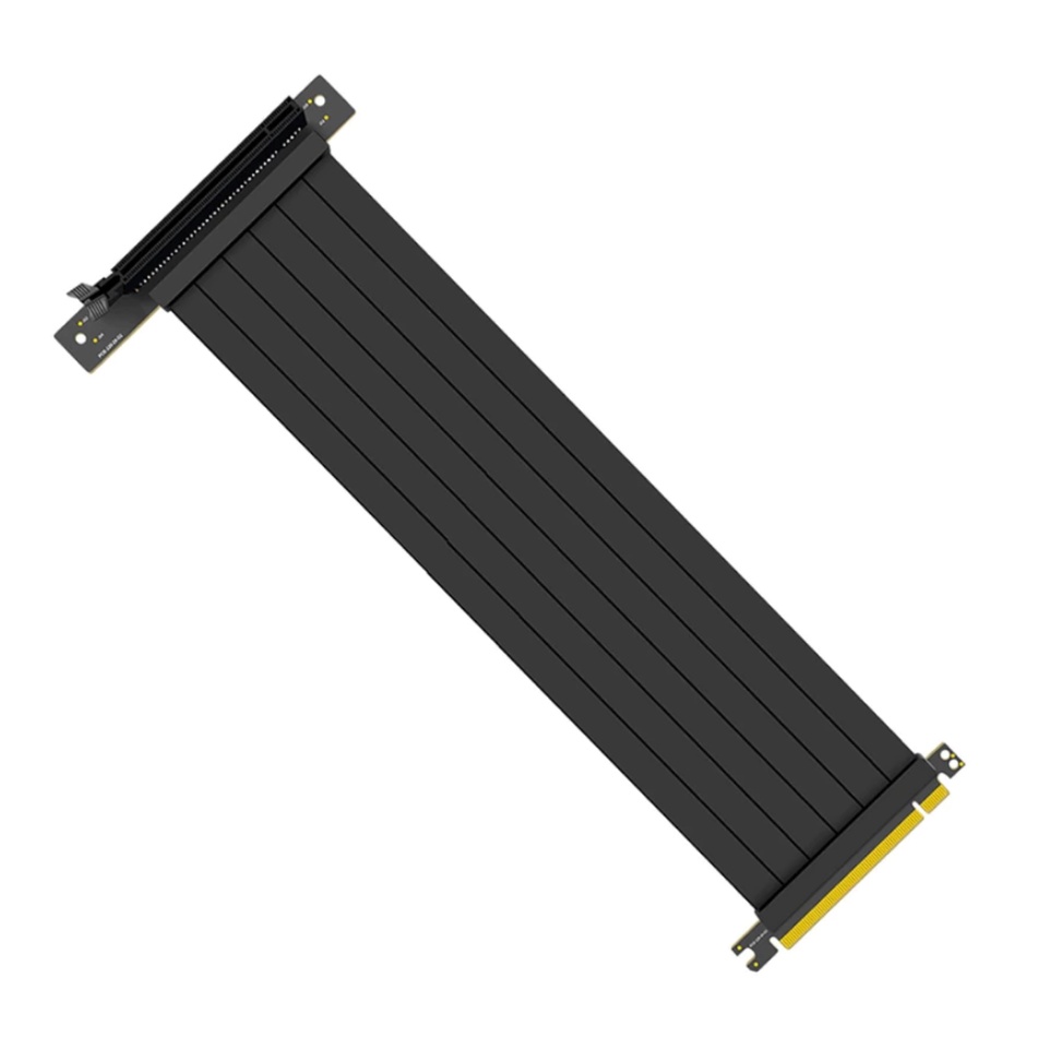 Cabo Extensor Extensão Preto Pci-express Pcie x16 30cm Conector 90 ...