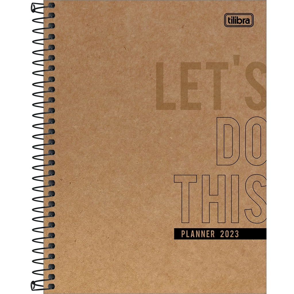 Planner Espiral Colegial Kraftwork M7 Tilibra | Shopee Brasil