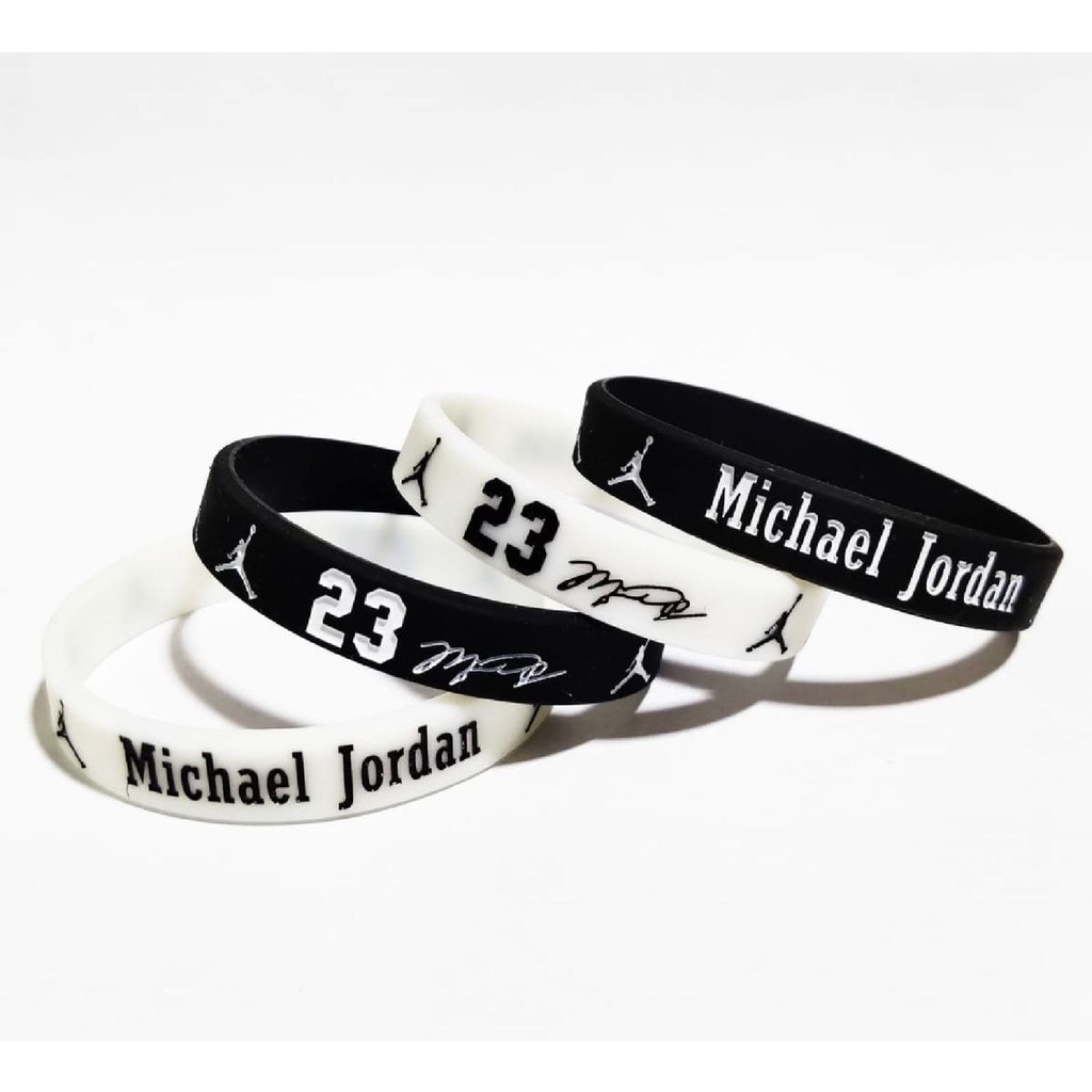 Pulseira Michael Jordan de silicone Basquete Promoção - Escorrega o Preço