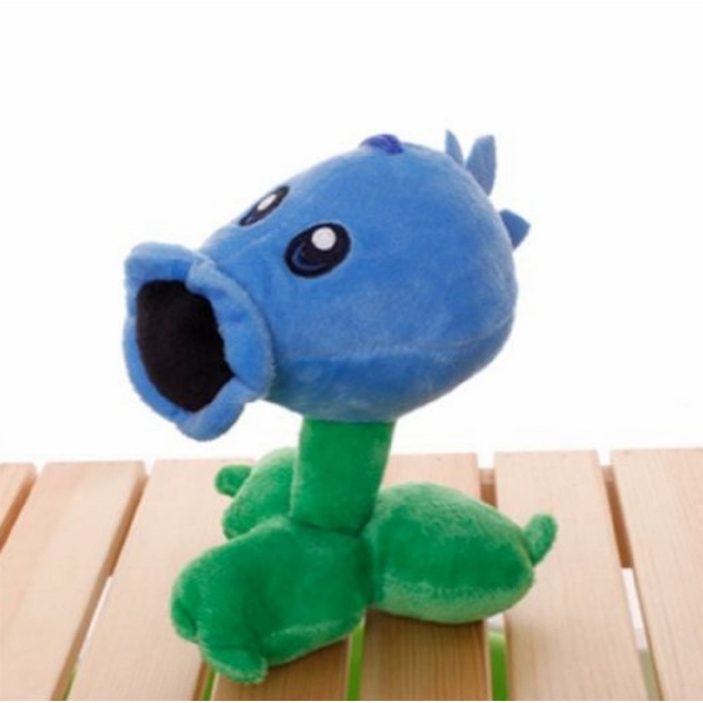 Boneco Pelucia Plants Vs Zombies Planta Atiradora Snow Pea | Shopee Brasil