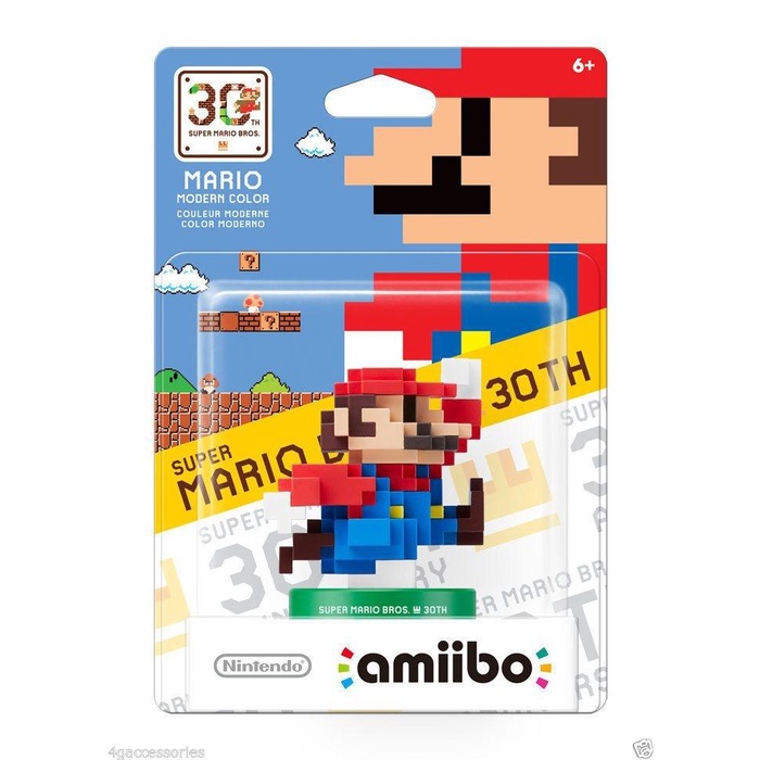 Amiibo Mario 8 Bits Modern | Shopee Brasil