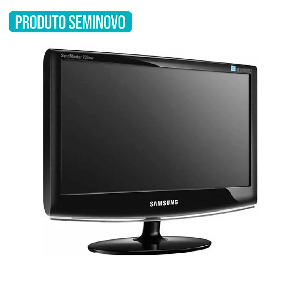 Monitor Samsung 17" LCD 733NW 17 Polegadas Widescreen | Shopee Brasil