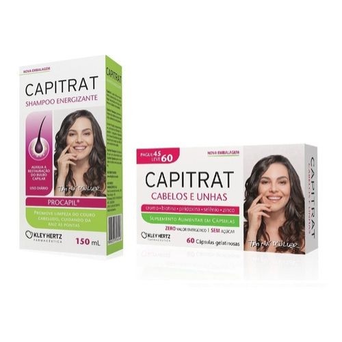 KIT CAPITRAT SHAMPOO+VITAMINA | Shopee Brasil